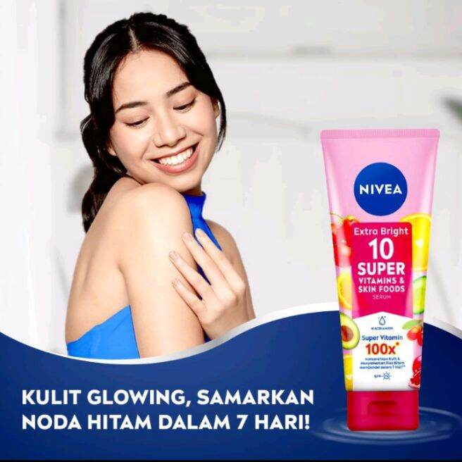 Nivea Extra Bright Super Vitamins 100x | Lazada Indonesia