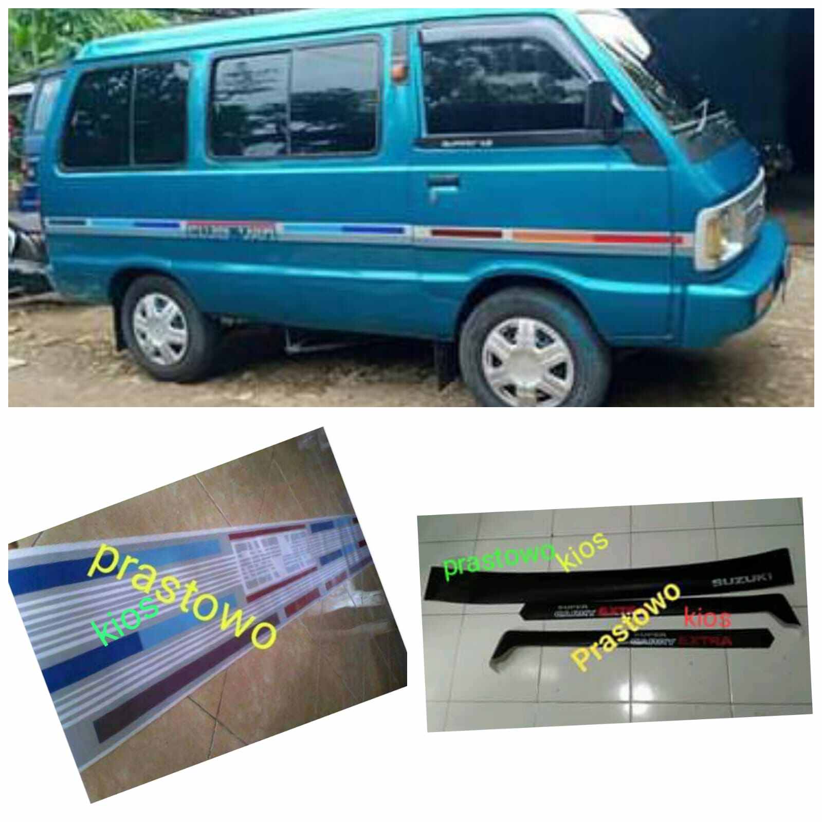 sticker stiker striping lis body dop pintu Suzuki carry extra | Lazada ...