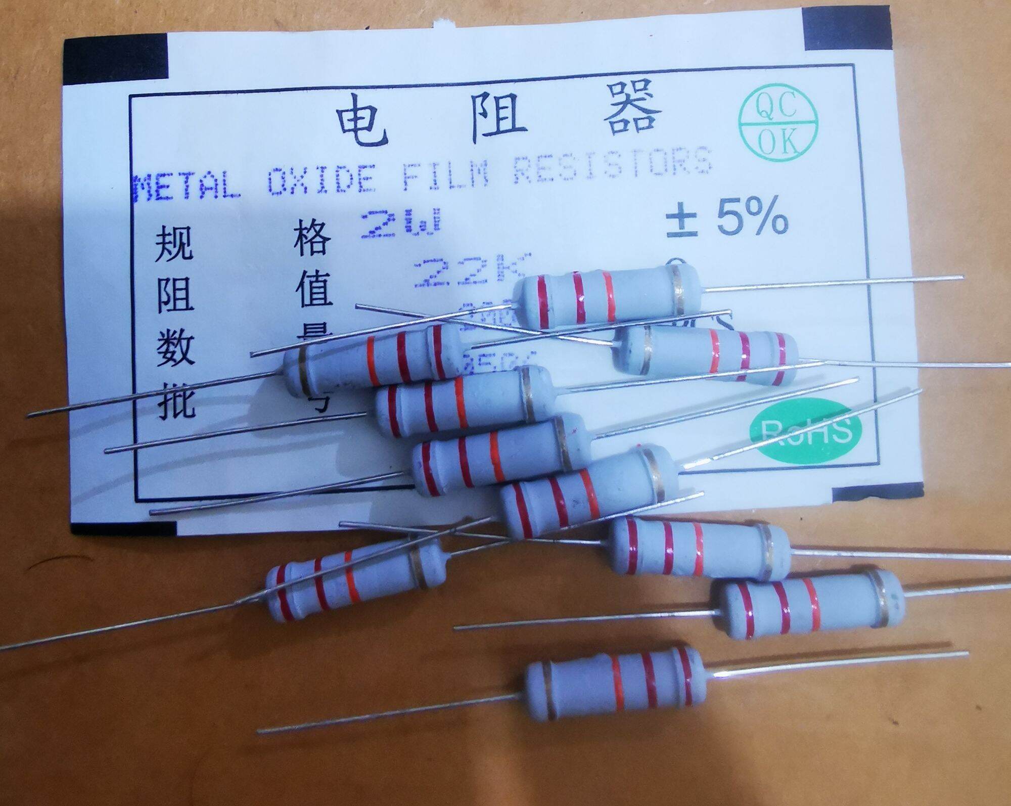 RESISTOR 2 WATT 22 K OHM ISI 10 PCS | Lazada Indonesia