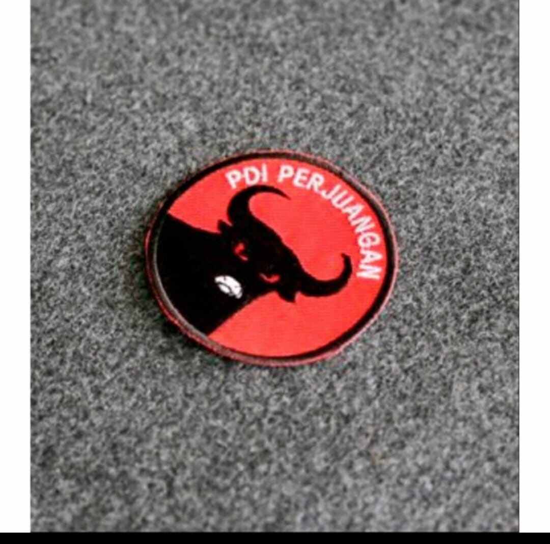 logo bordir partai PDIP bordiran partai PDI Perjuangan | Lazada Indonesia