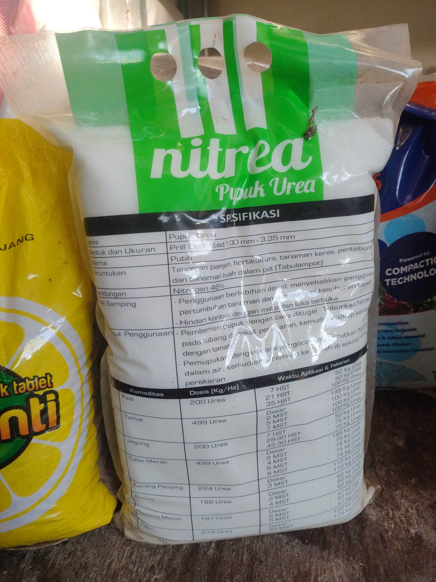 Pupuk Urea Nitrea Pupuk Kujang Kemasan 5 kg Original Pabrik | Lazada ...