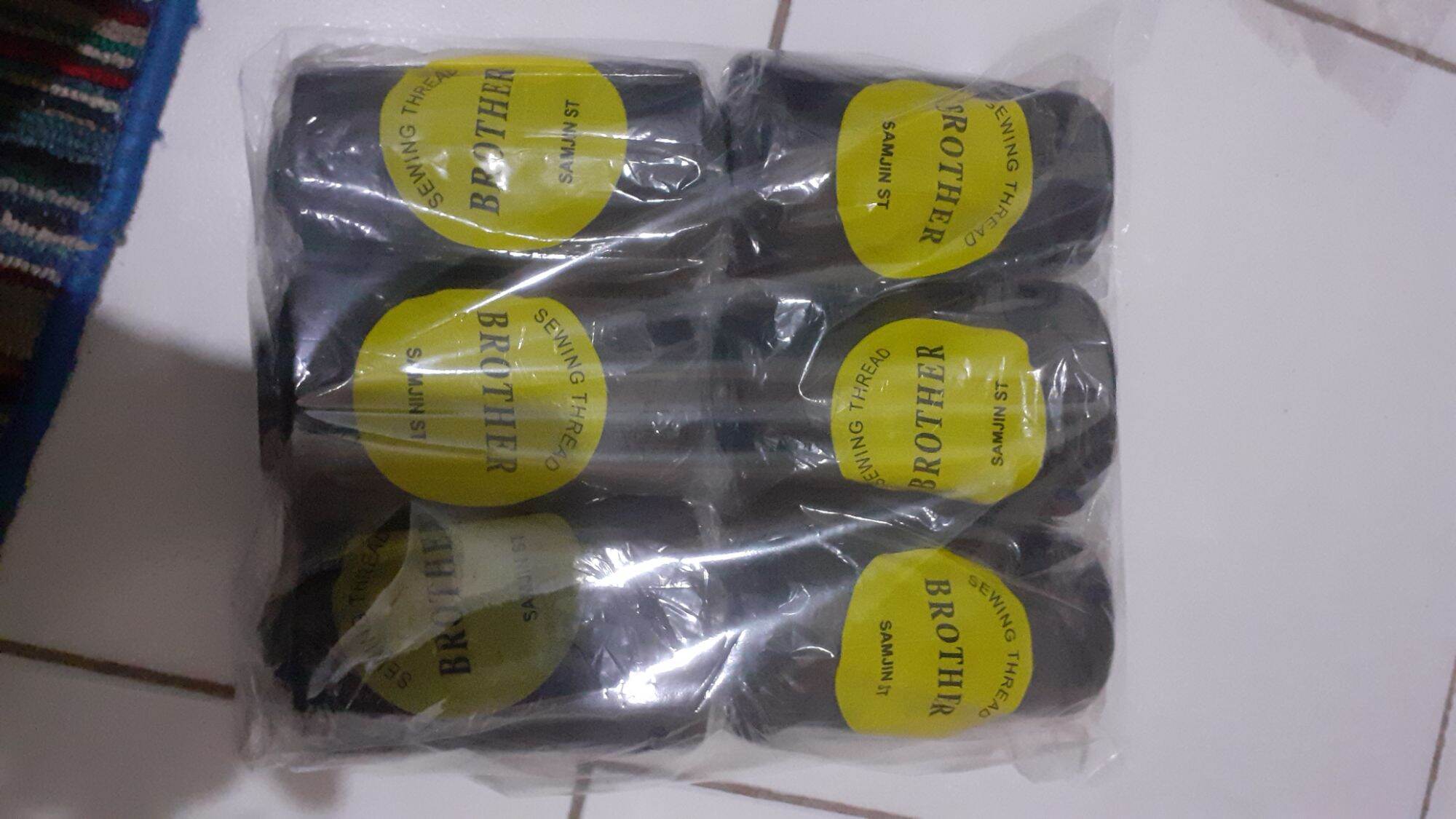 benang jahit hitam putih | Lazada Indonesia