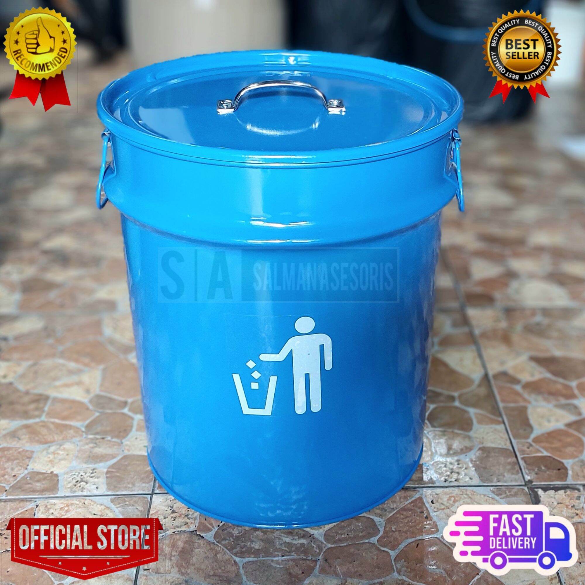 Drum Tong Besi Tempat Bakar Sampah Ukuran 30 Liter | Lazada Indonesia