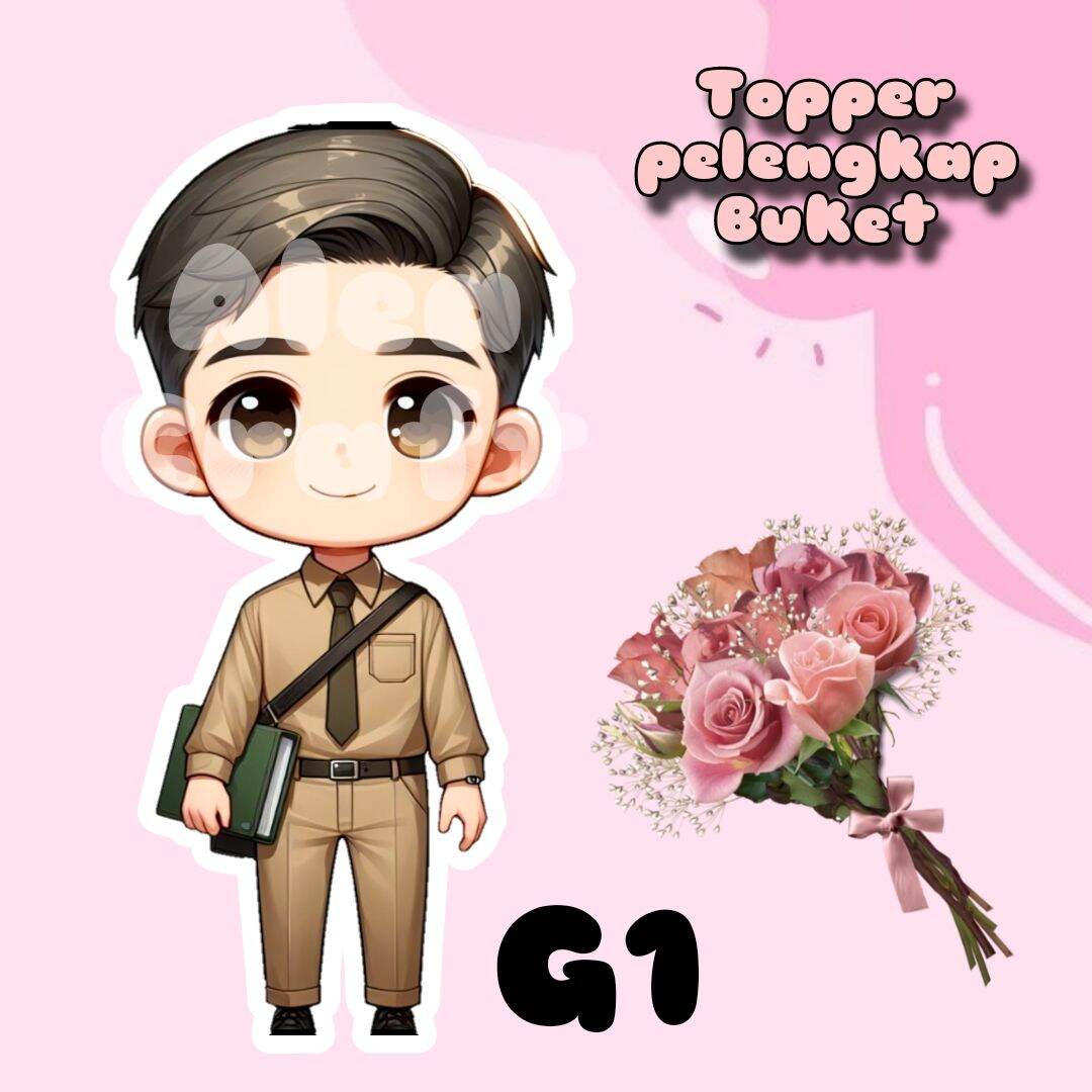 Topper Guru Pelengkap Buket Topper Hari Guru | Lazada Indonesia