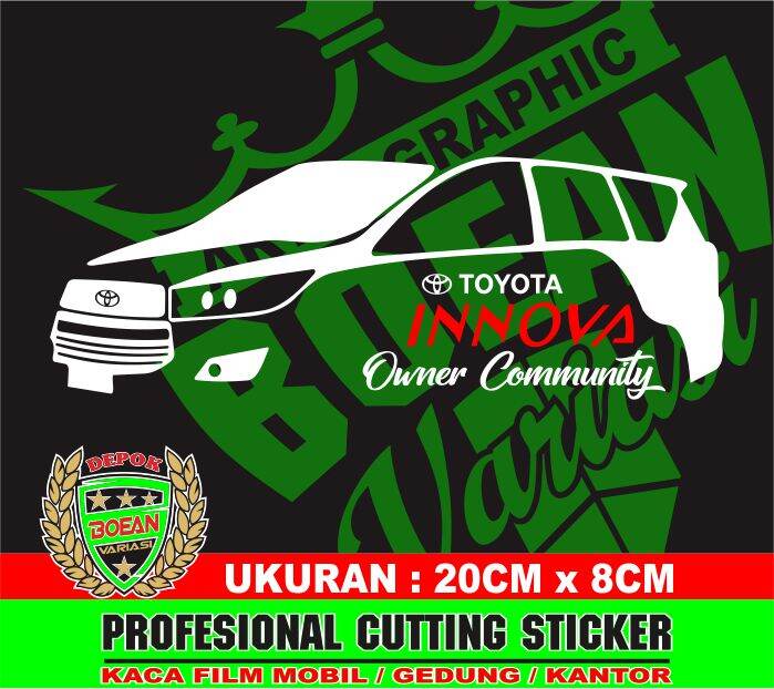 Cutting sticker Kijang innova owners community | Lazada Indonesia