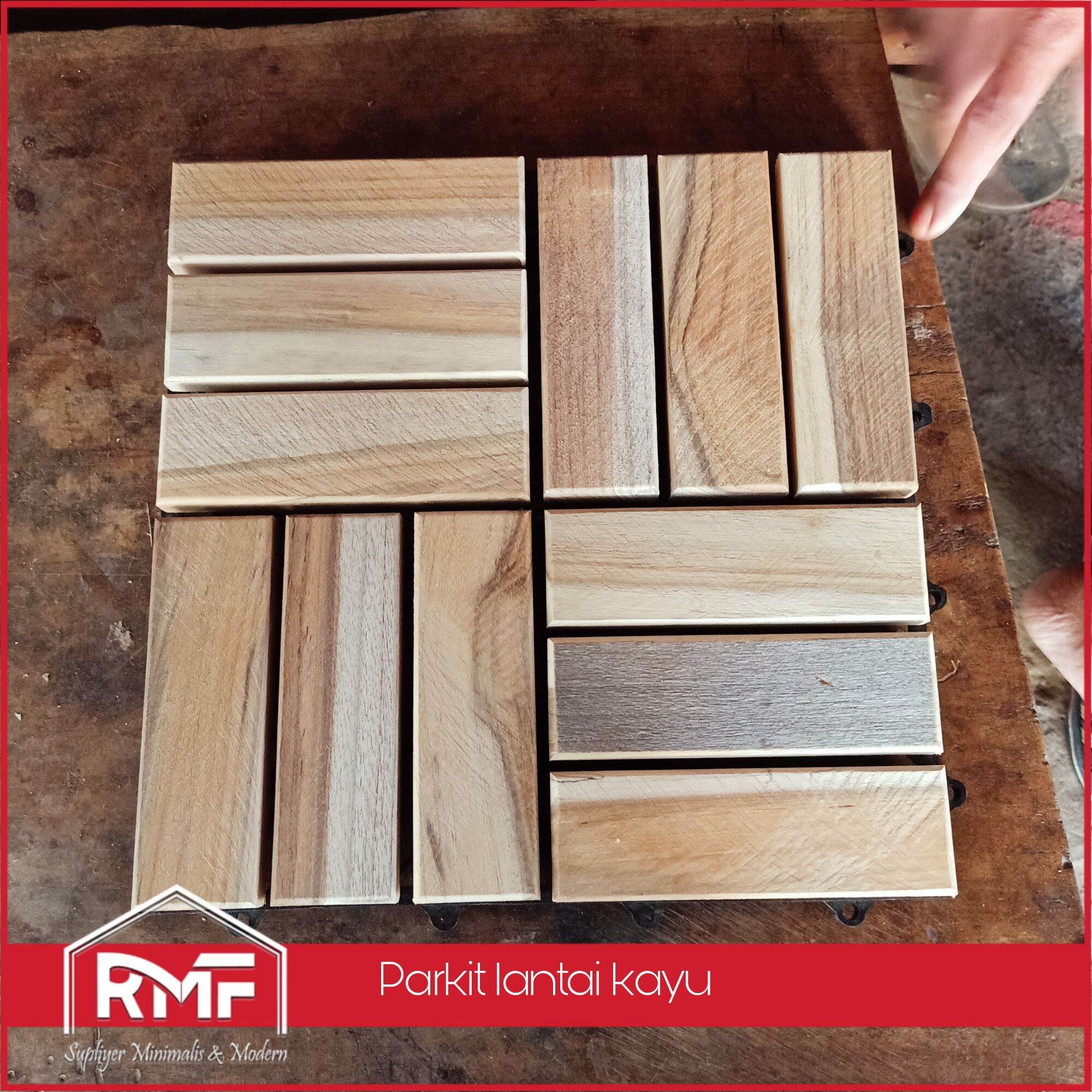 parkit lantai kayu jati bongkar pasang parket lantai flooring outdoor ...