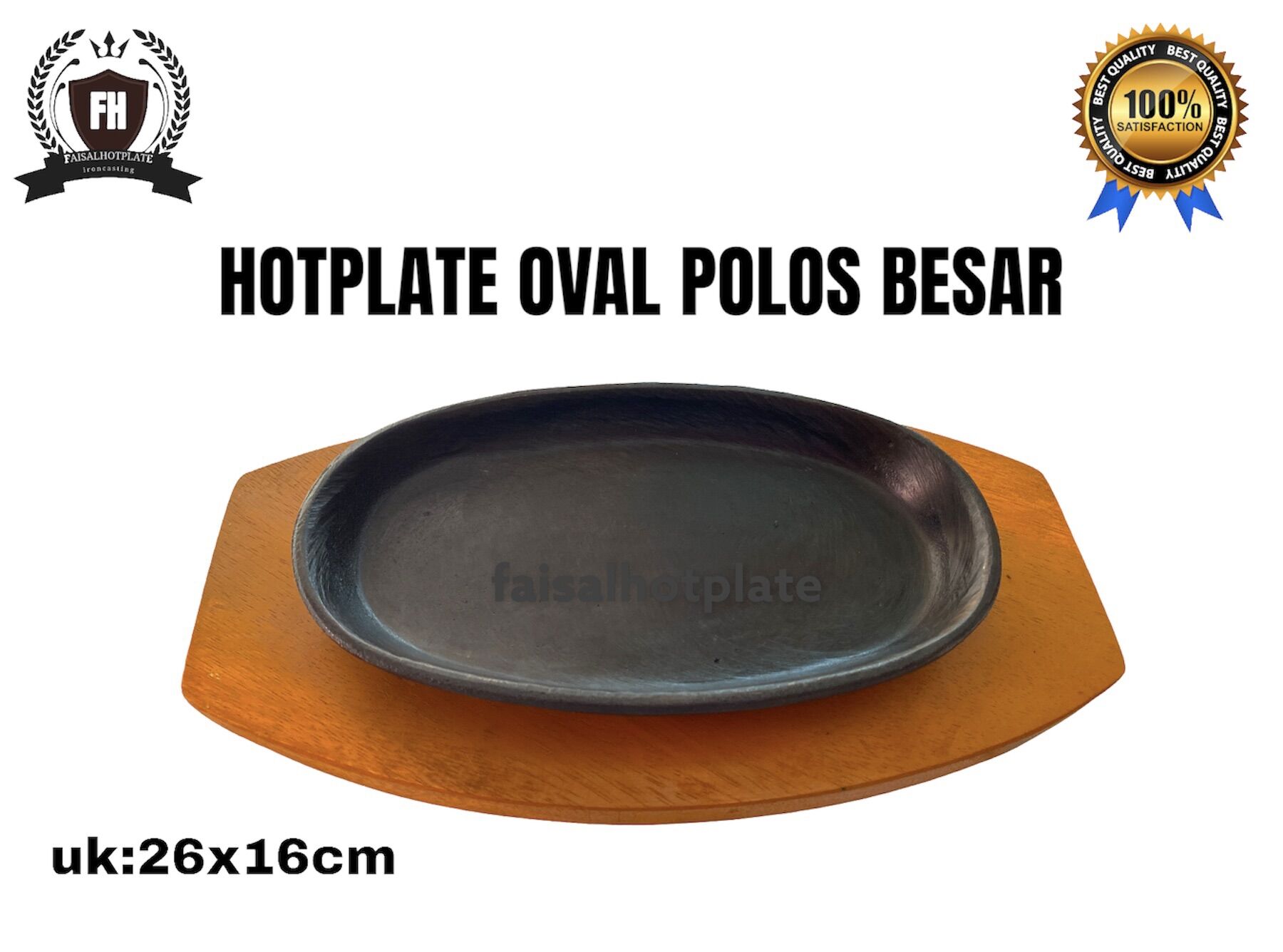 HOT PLATE OVAL POLOS BESAR | Lazada Indonesia