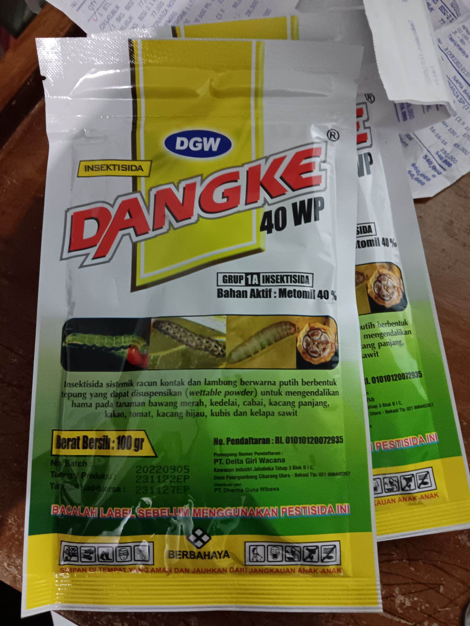 pengendali hama Ulat INSEKTISIDA DANKE 100 GRAM | Lazada Indonesia