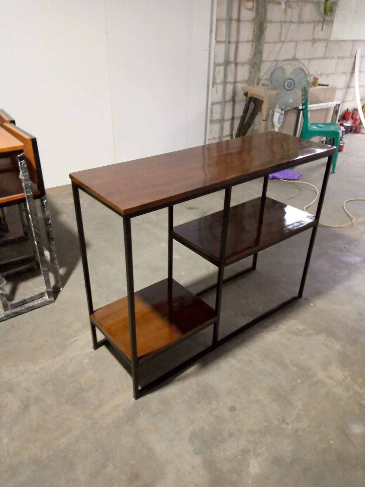 Meja Console Jati Belanda 140*40*75 kombinasi Besi Hollow Galvanis ...