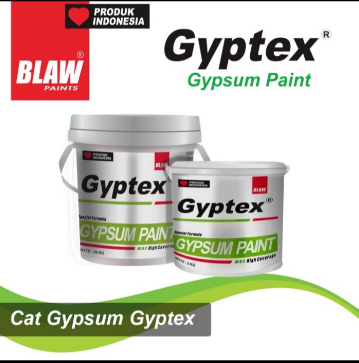 cat gyptek cat gypsum.triplex.grc.4kg | Lazada Indonesia
