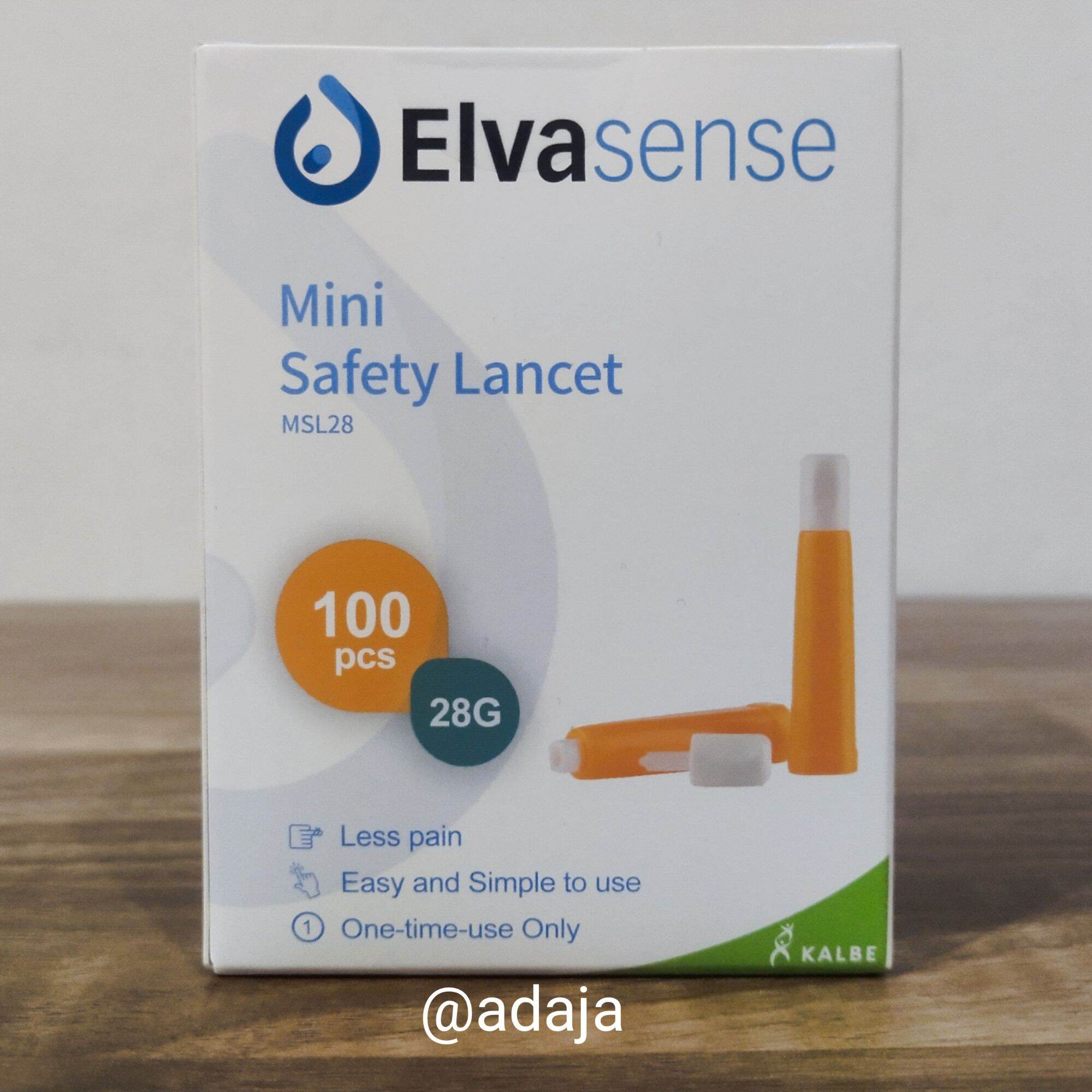 Mini Safety Lancet 28 g Elvasense | Lazada Indonesia