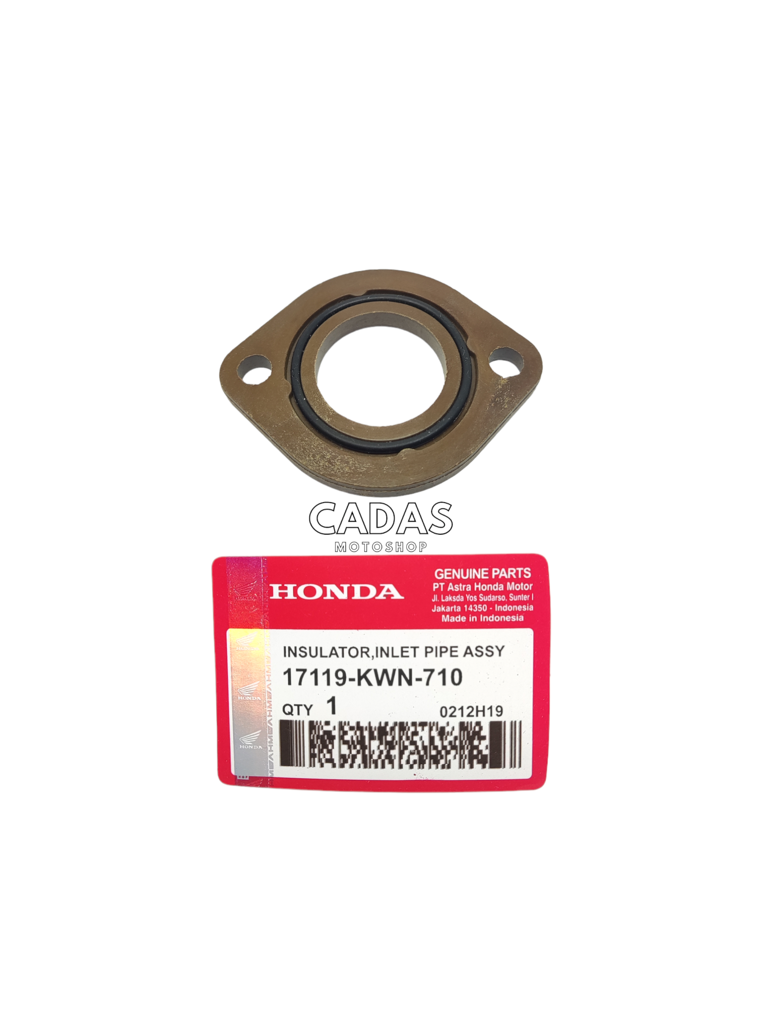 Insulator Bonit Inlet Pipe Honda Vario 125, Vario 150 | Lazada Indonesia