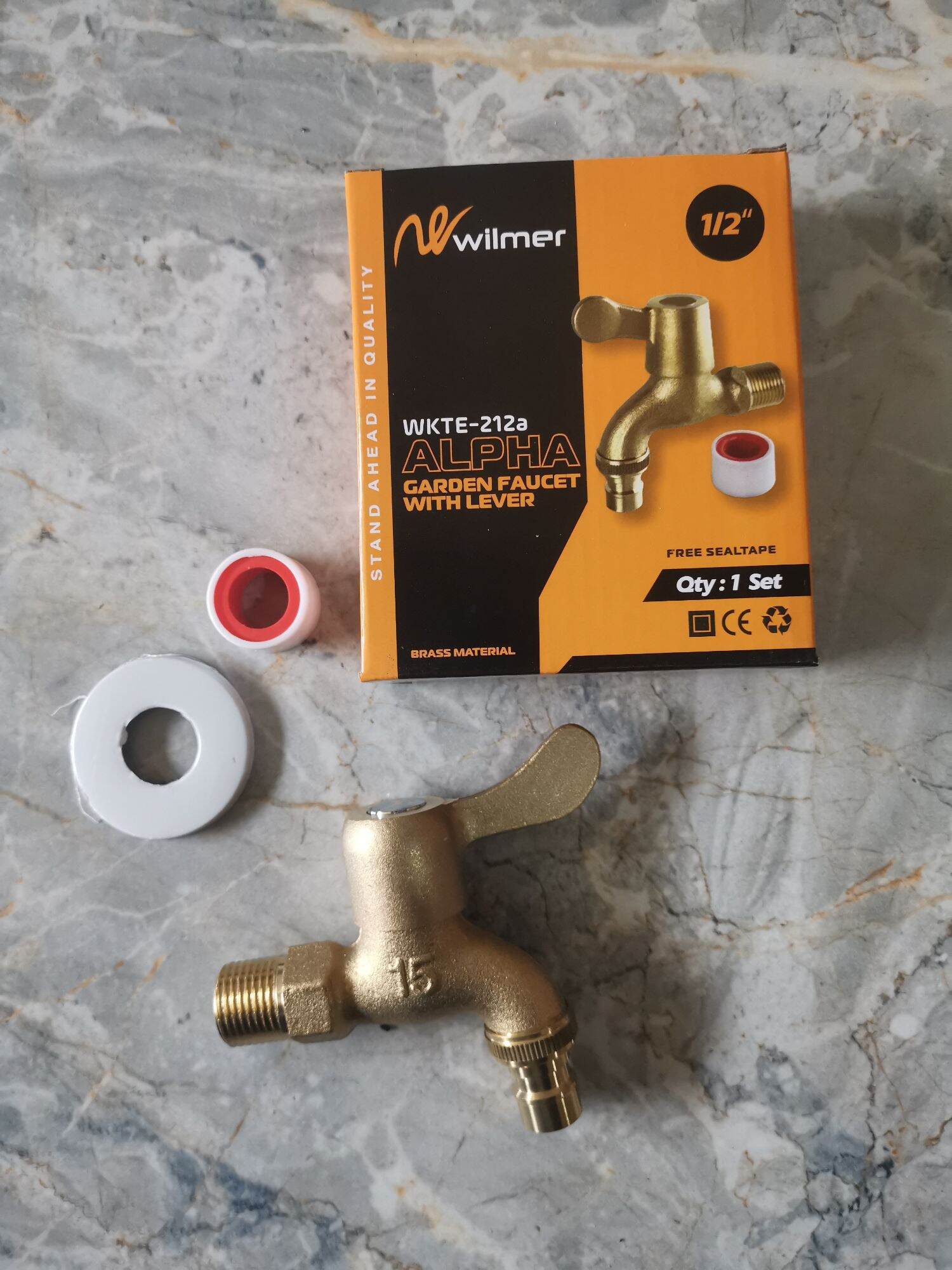 Kran Taman Kuningan 1/2" - keran kebun - mesin cuci | Lazada Indonesia