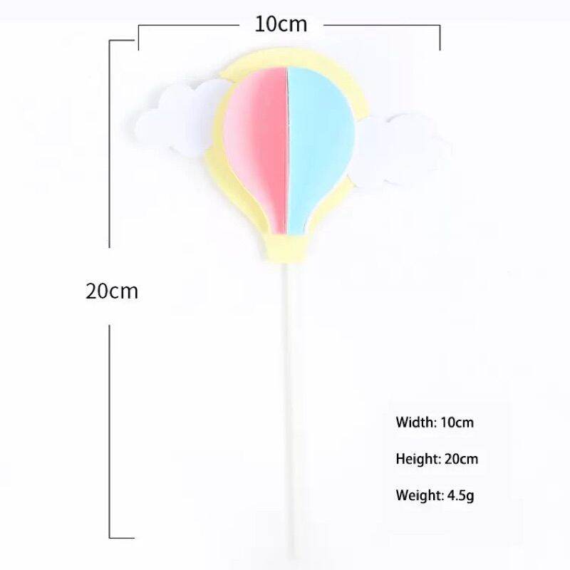 Topper Cake Balon Udara Awan 3D | Lazada Indonesia