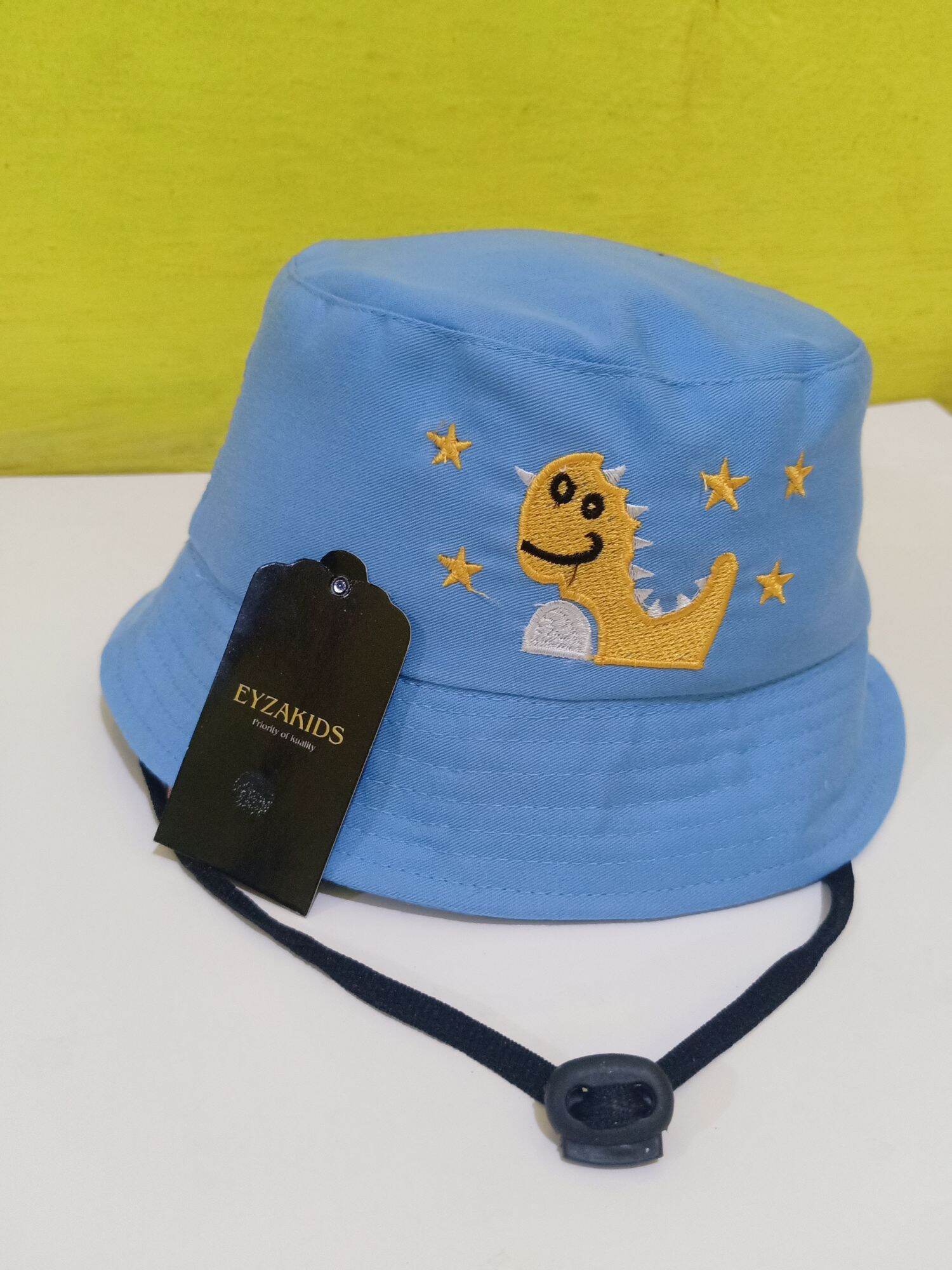BUCKET ANAK BORDIR DINO STAR/Usia 1- 5 tahun/ BUCKET PAKE TALI/BUCKET ...
