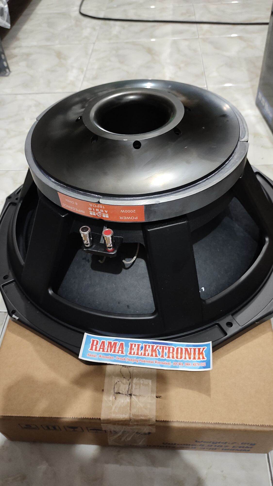 SPIKER SPEAKER PD 18 INCHI COIL 5 INCHI PDA BOB AUDIO 2000 WATT ...