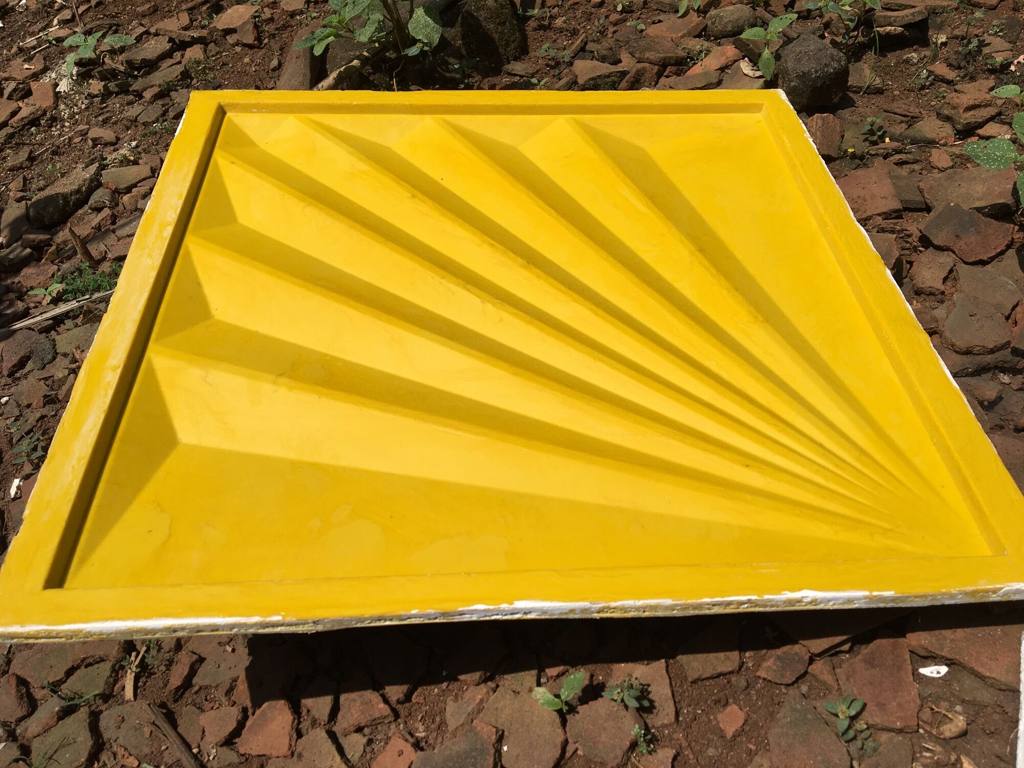 Cetakan panel dinding cor/gypsum 50x50cm | Lazada Indonesia