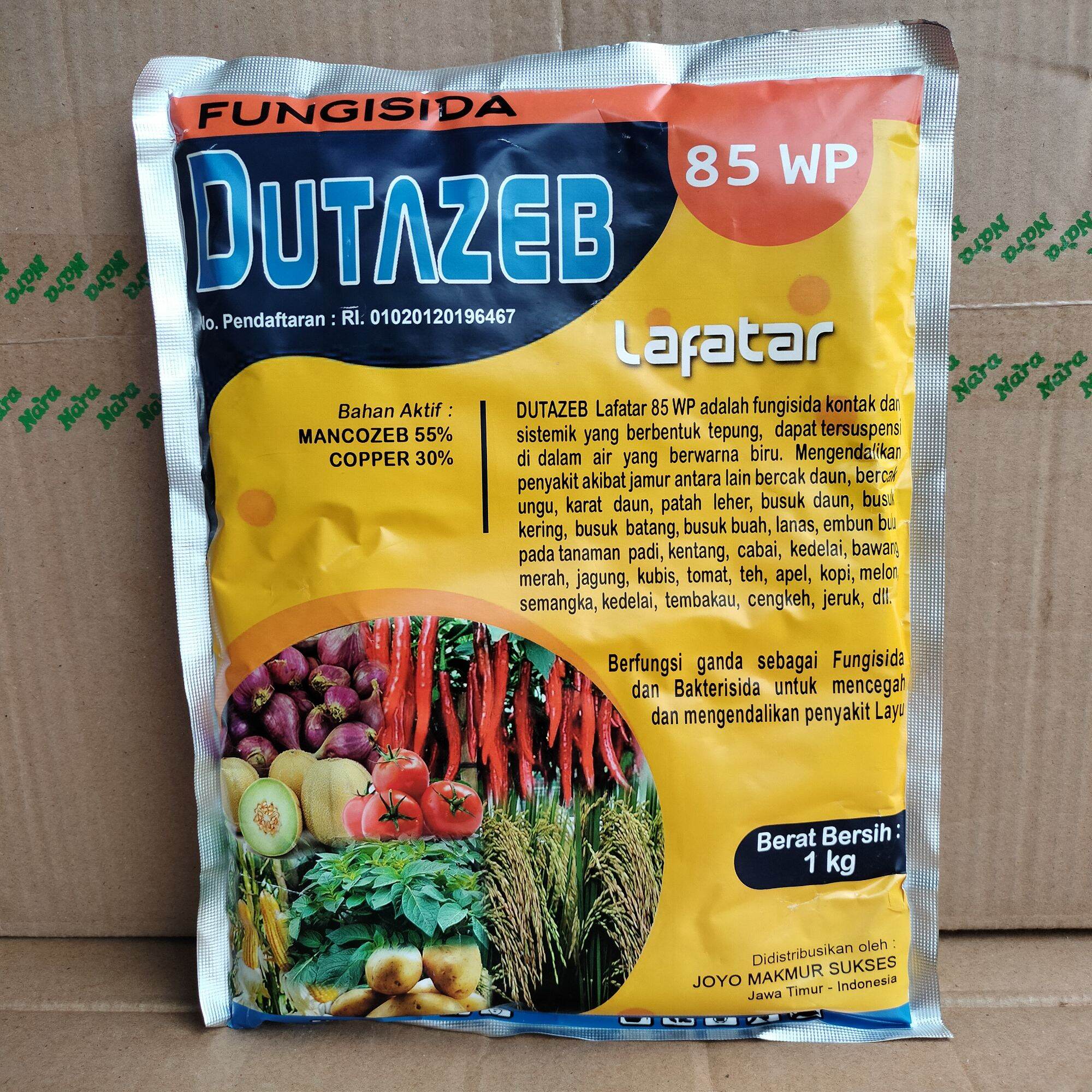 Fungisida Dutazeb 85 WP 1kg mancozeb biru untuk mengendalikan jamur dan ...