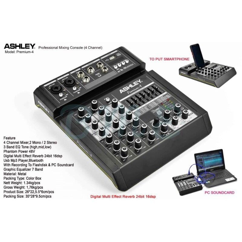 Mixer Audio + Bluetooth Ashley Premium 4 ORIGINAL ASHLEY | Lazada Indonesia