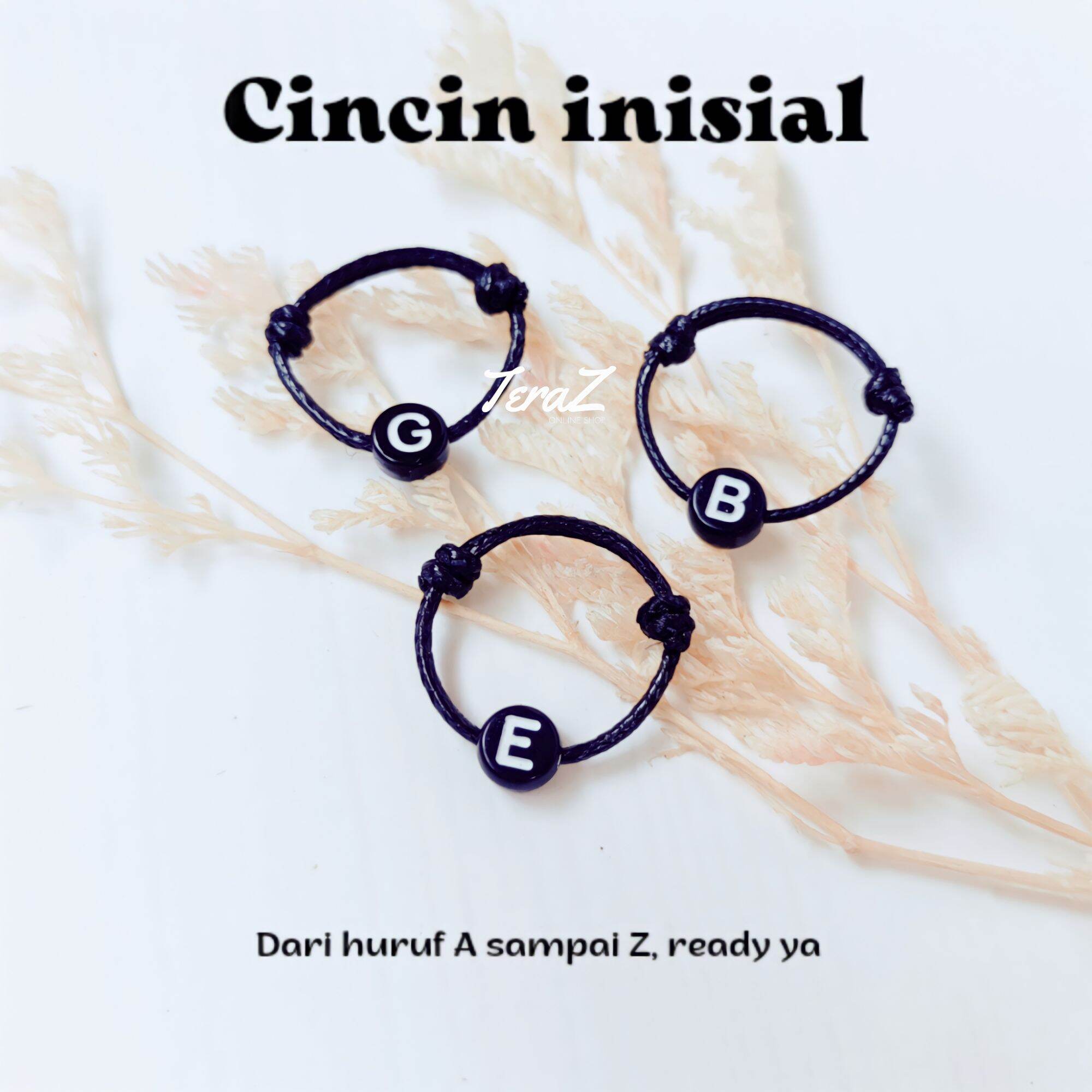 CINCIN TALI HURUF INISIAL ( REQUEST INISIAL ) | Lazada Indonesia