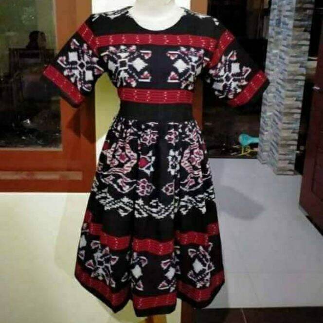 dress tenun rote model wiru | Lazada Indonesia