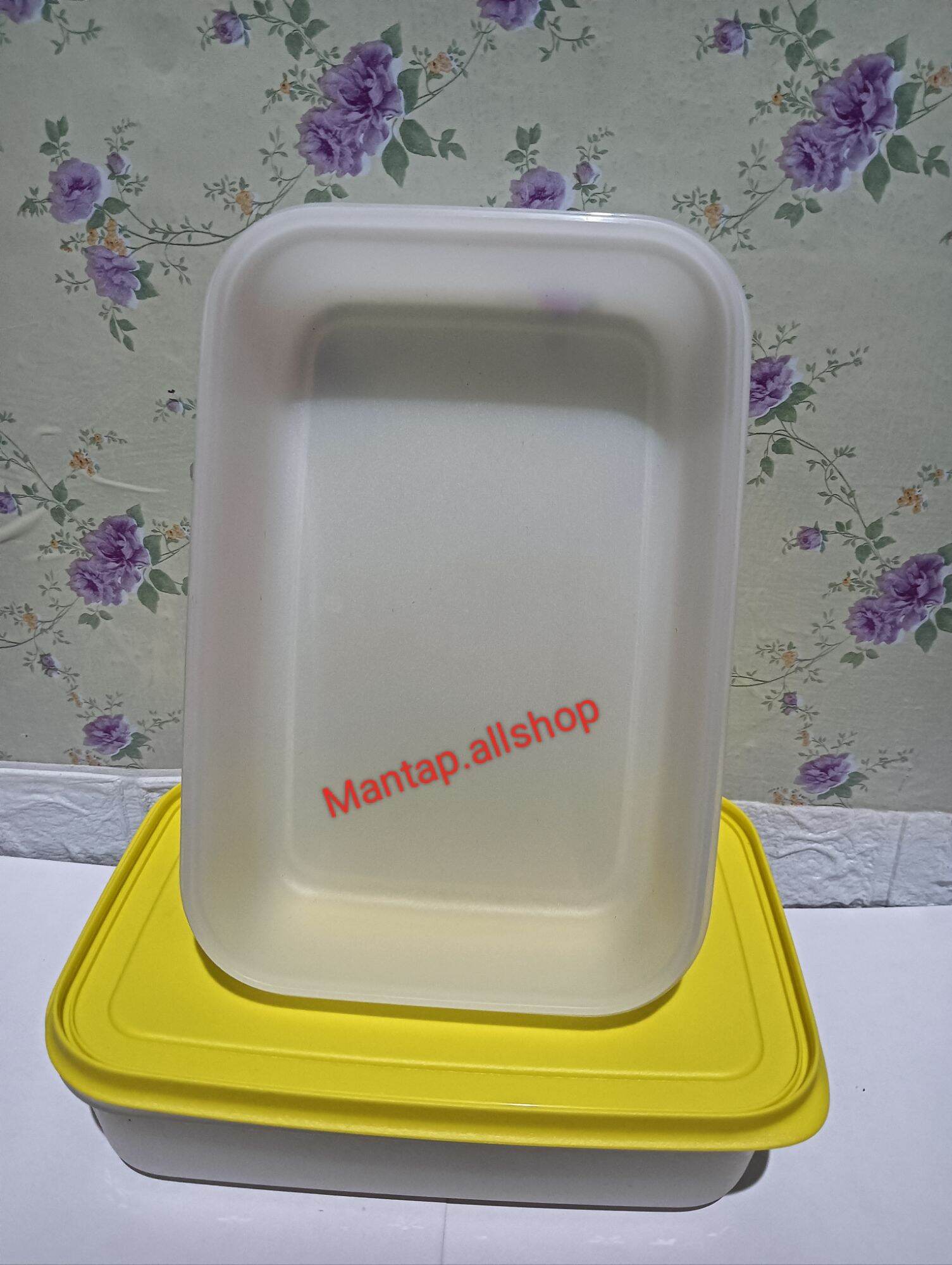 Frozy Cozy low 1liter / Tupperware Tempat ikan di freezer | Lazada ...