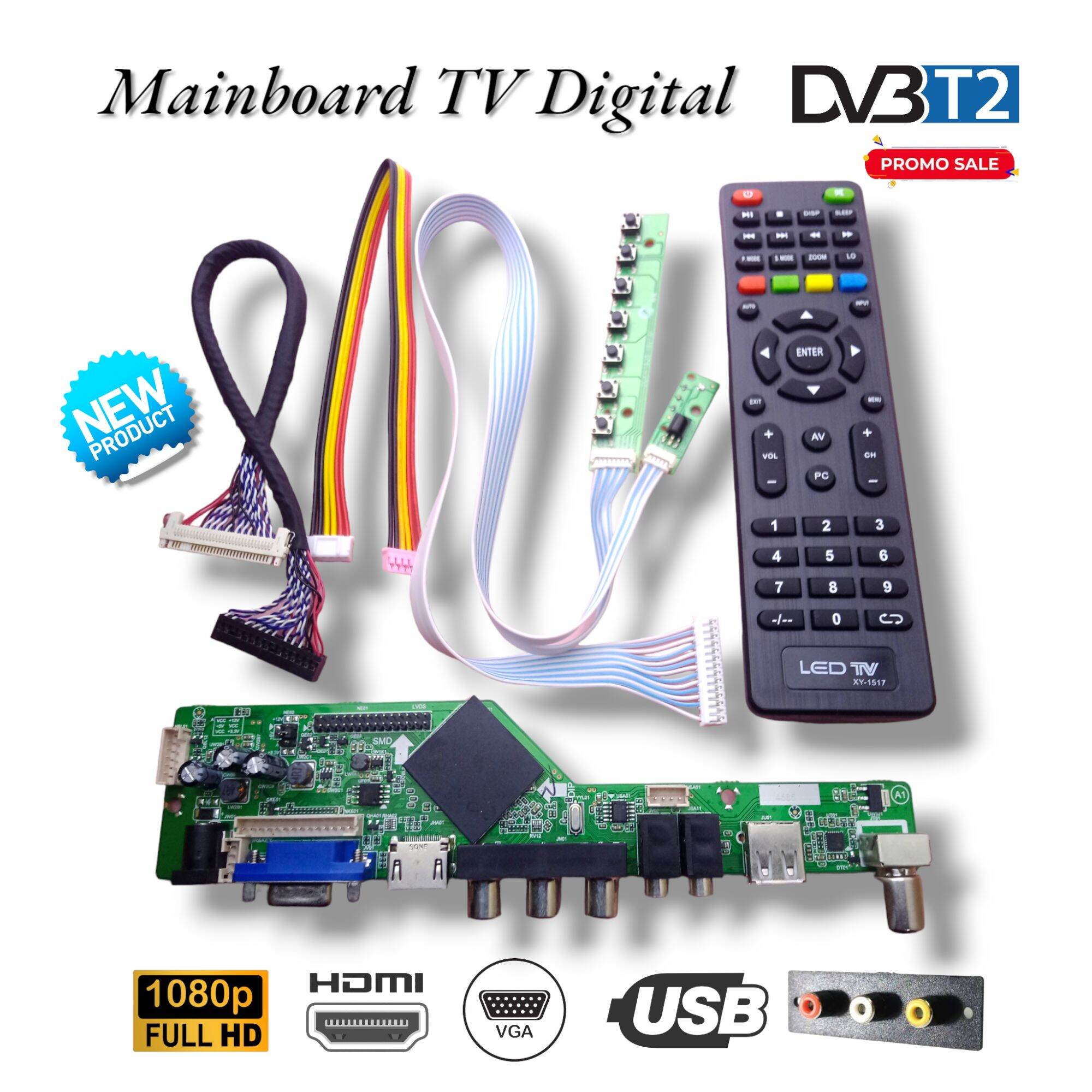 MAINBOARD FULL SET TV DIGITAL UNIVERSAL 2024 | Lazada Indonesia