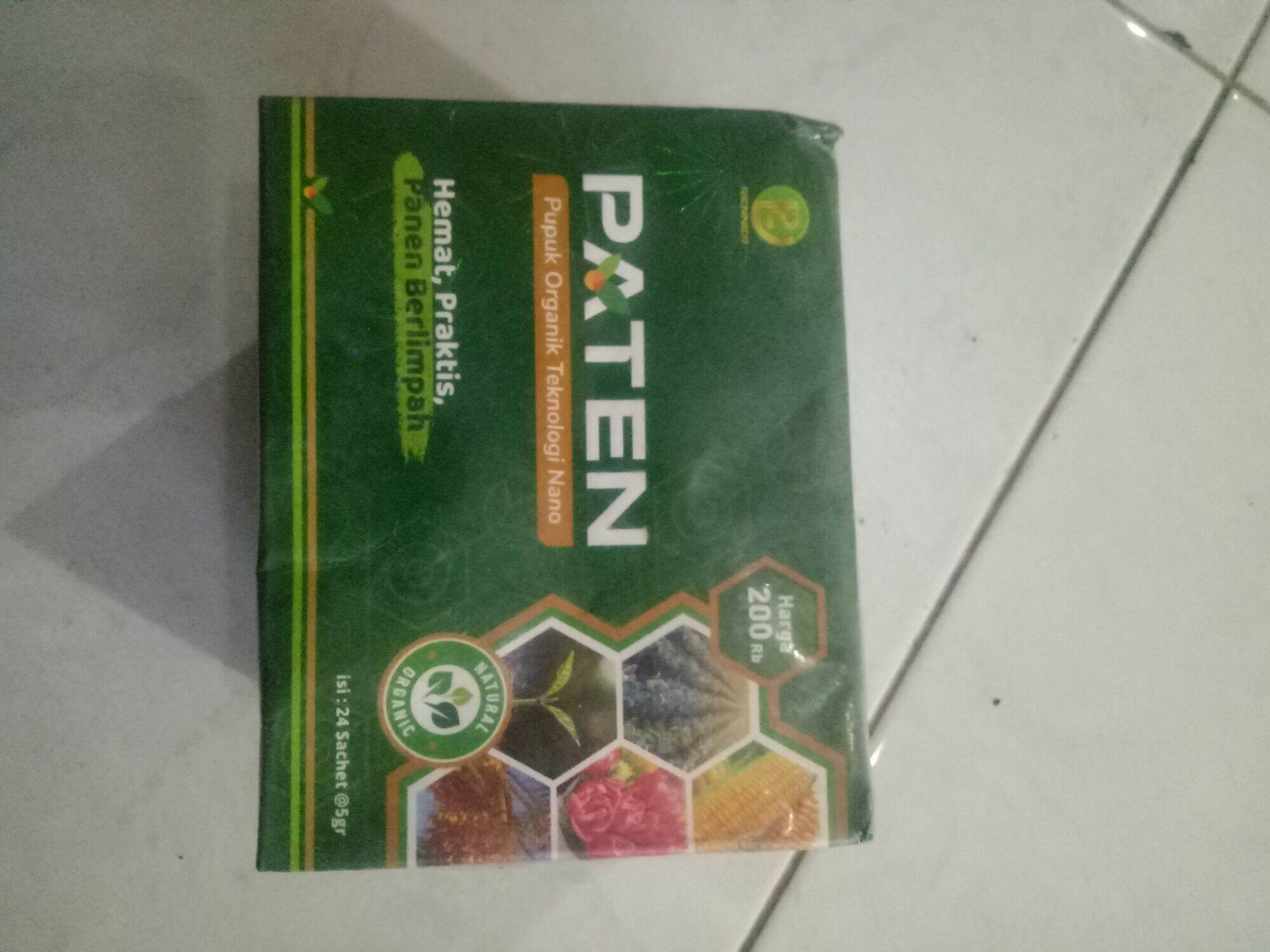 Pupuk organik Paten + Paten imun masing masing isi 24 sachet | Lazada ...