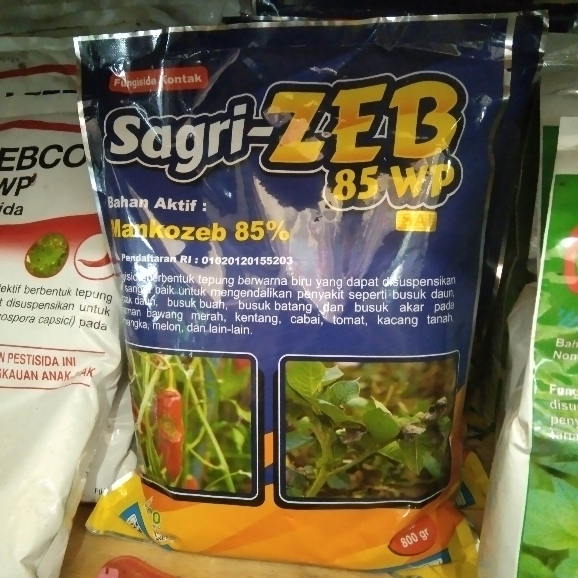 sagri-ZEB 85WP BA: mankozeb 85% pungisida berbentuk tepung berwarna ...
