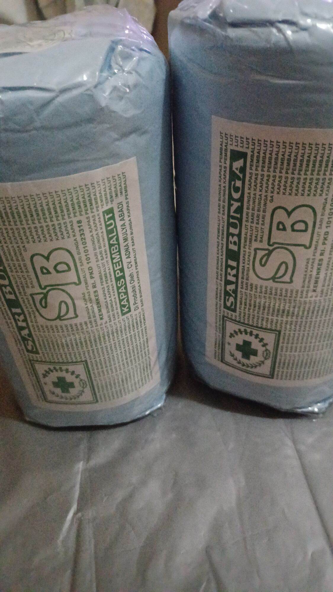 kapas pembalut sari bunga berat 250gr kapas putih no1 untuk luka ...