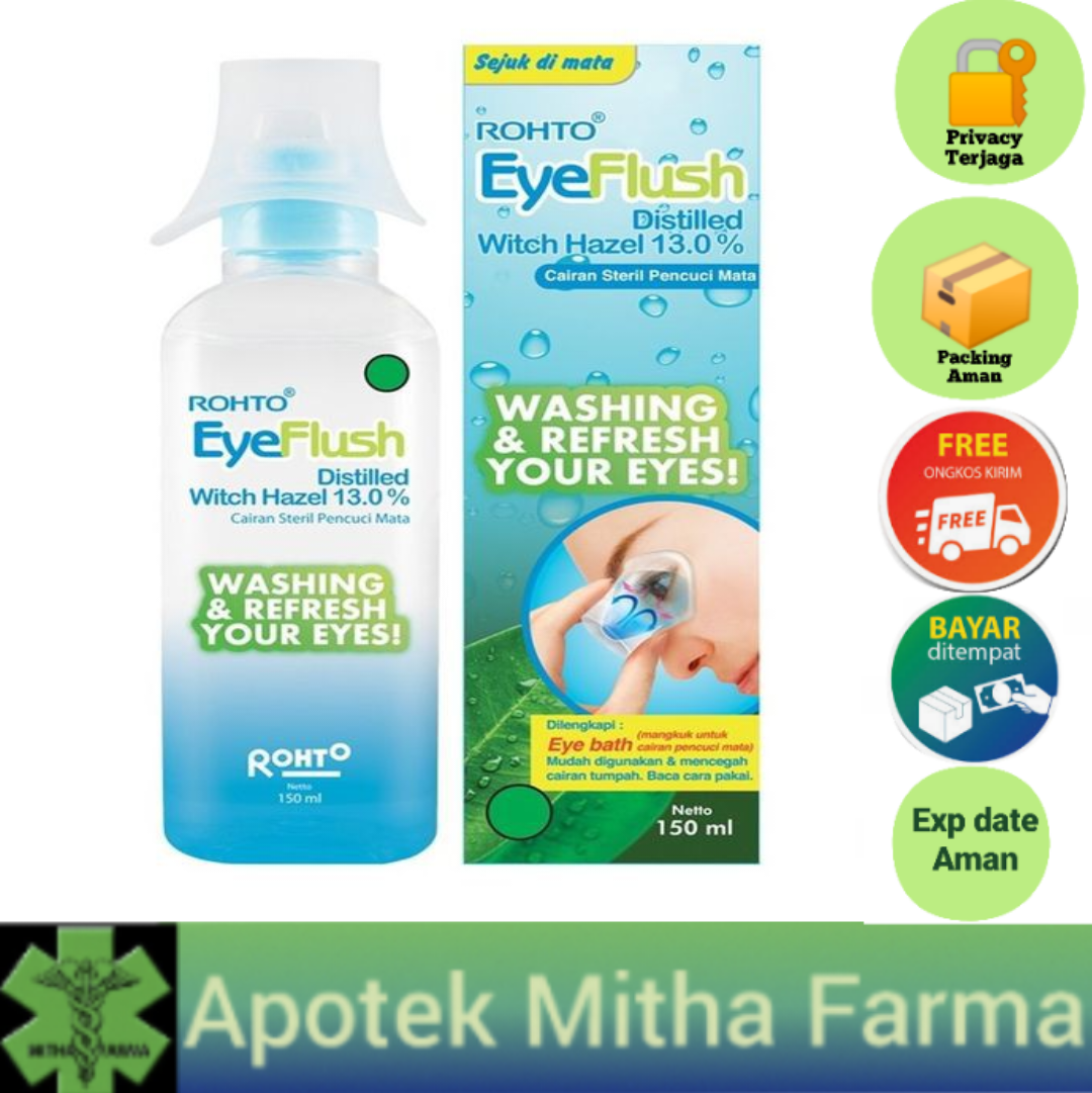 ROHTO EYE FLUSH 150 ML / PENCUCI MATA STERIL | Lazada Indonesia