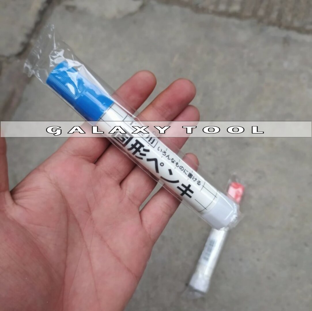 Solid Marker Sakura Spidol Penanda besi Permanen Warna Biru made In ...