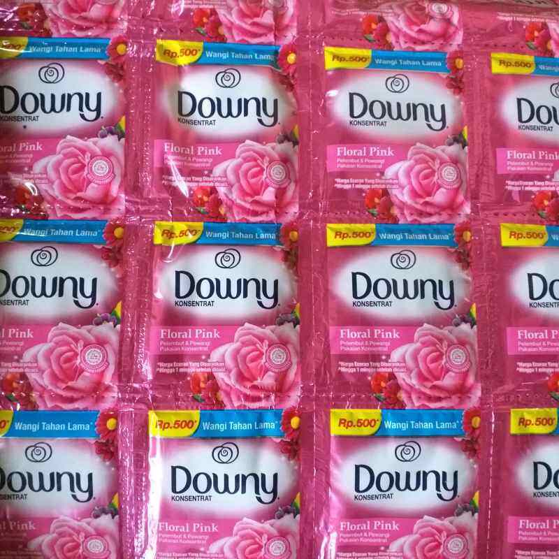 Downy Floral Pink Sachet 500 1 RENCENG ISI 12 pcs | Lazada Indonesia