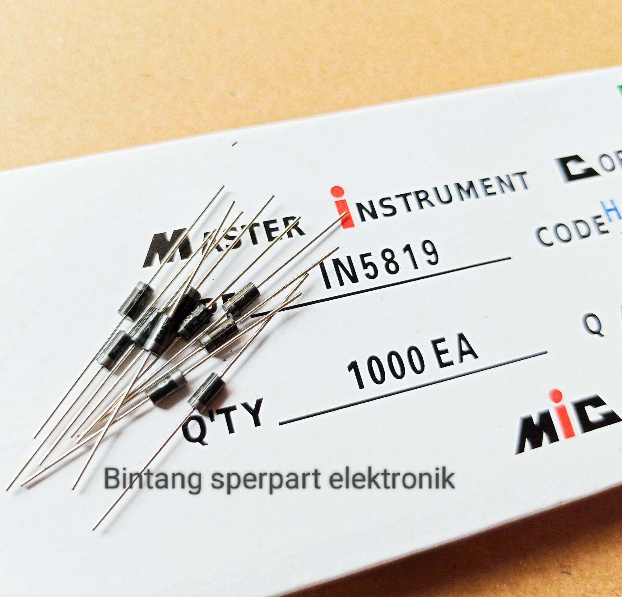 (10 BUAH) DIODA IN5819 1A 40V MIC DIODE 1N5819 DIODA 1N5819 DIODA ...