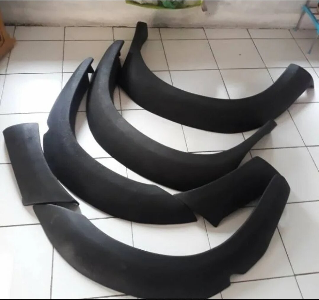Over fender Mitsubishi Strada L200 model polos, berbahan dasar ...