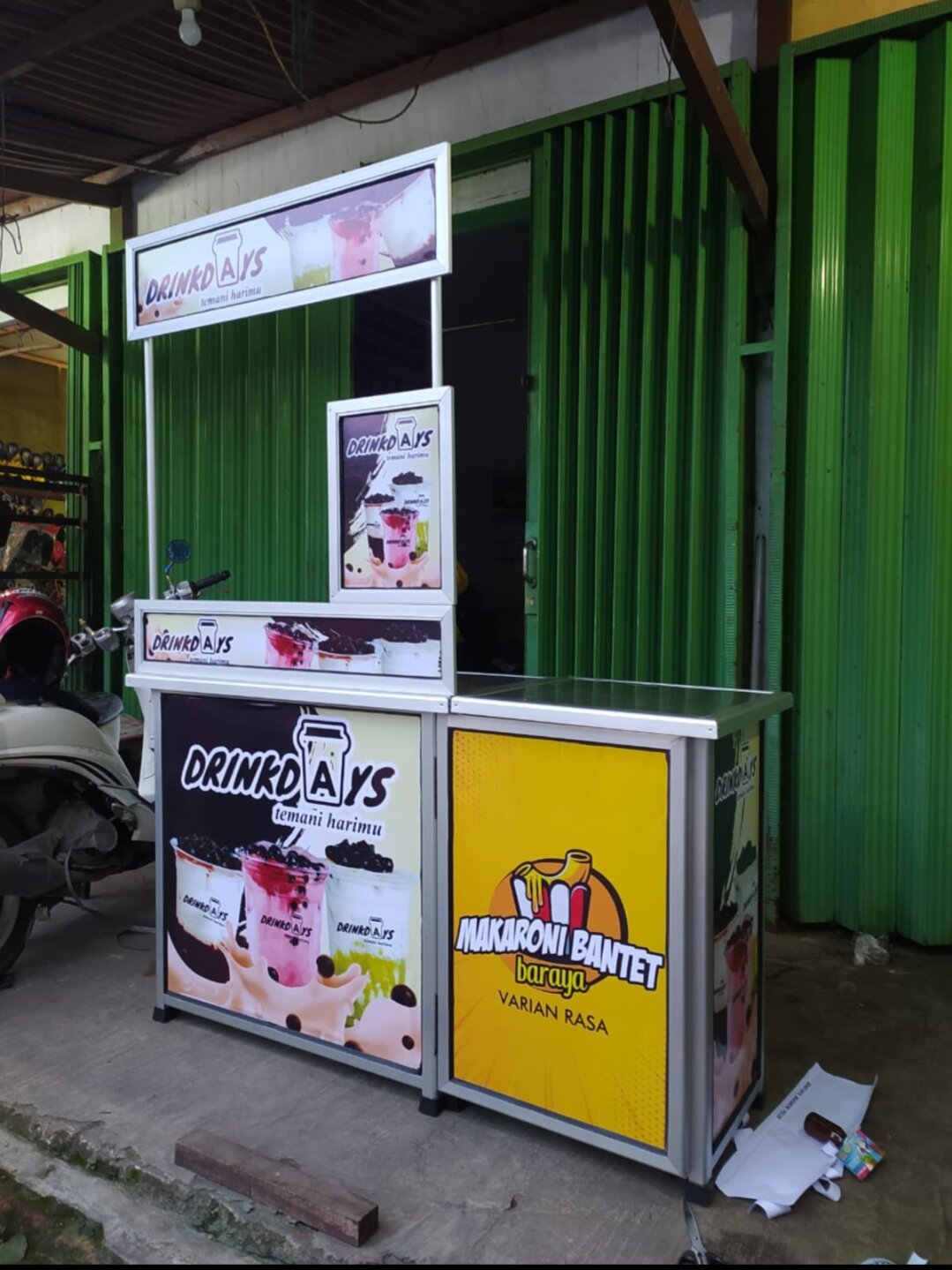 Meja Booth Portabel meja sambung & roda & Pintu | Lazada Indonesia