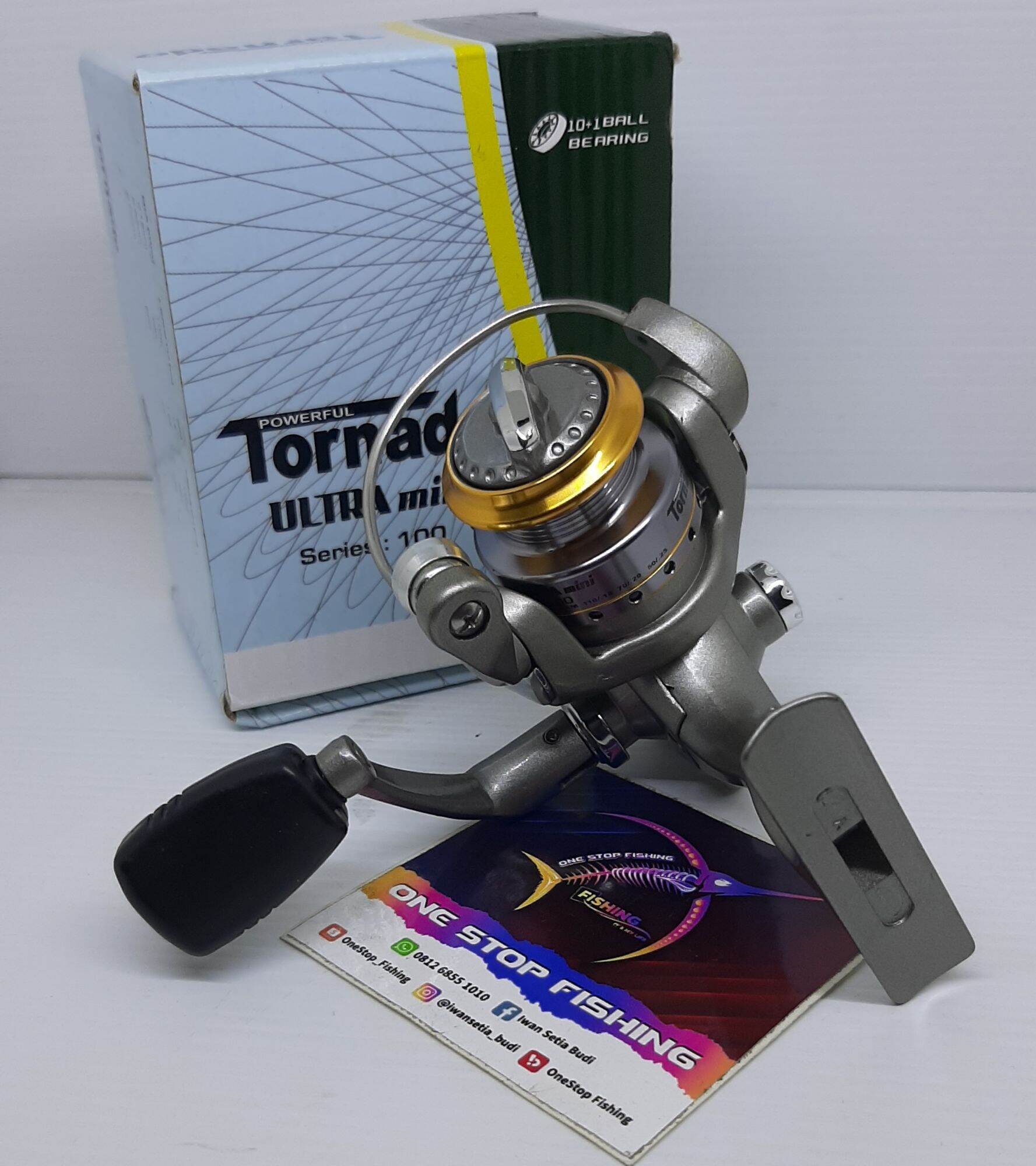 Reel mini power handle Tornado Ultra mini 100 | Lazada Indonesia