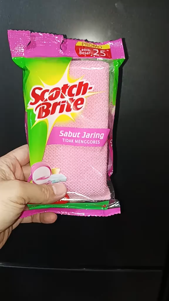 SCOTCH BRITE Sabut Jaring Basic GT ID-T60 / Sabut Spons Cuci Piring ...