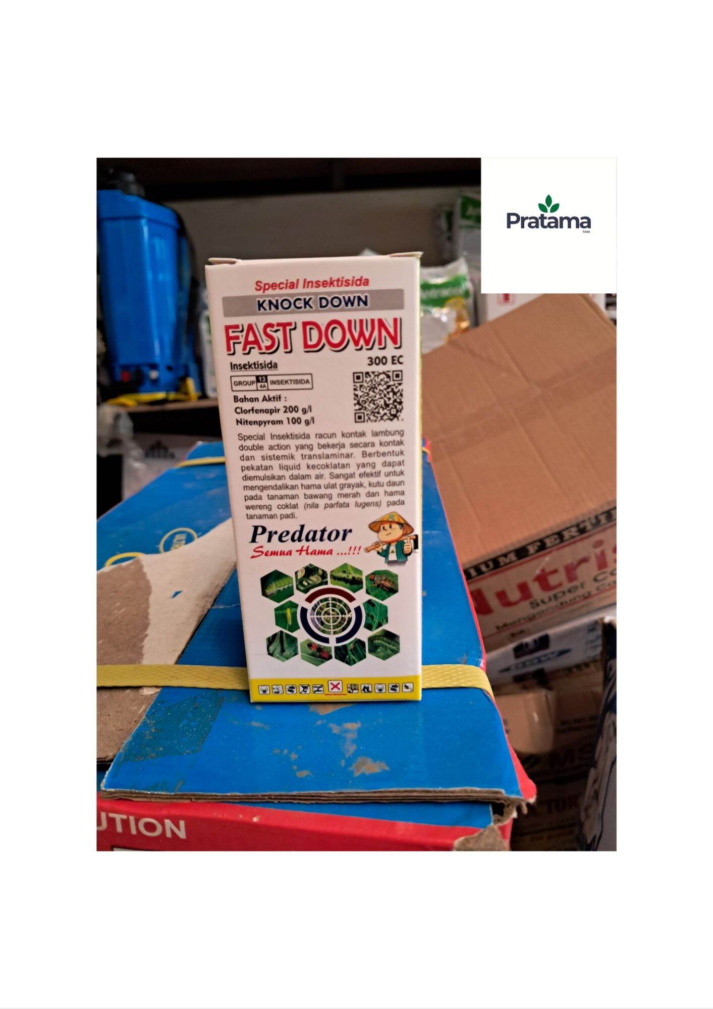 Insektisida Fast Down 300 EC KNOCK DOWN bahan aktif (klorfenapir 200 g/l dan Nitenpyram 100 g/l ...