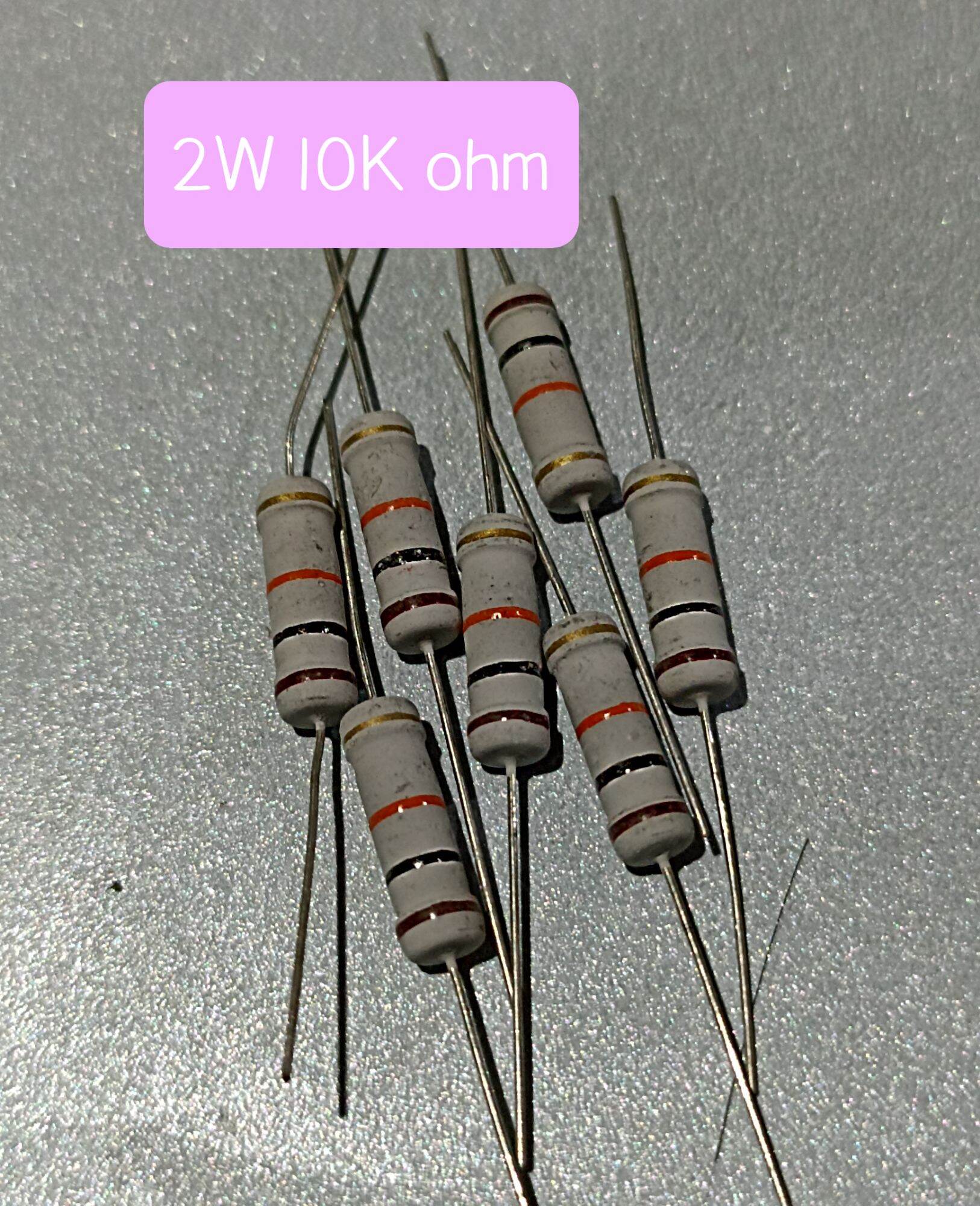 10BUAH RESISTOR 2WATT 10K OHM 2 WATT 10KOHM 2W 10 K OHM | Lazada Indonesia