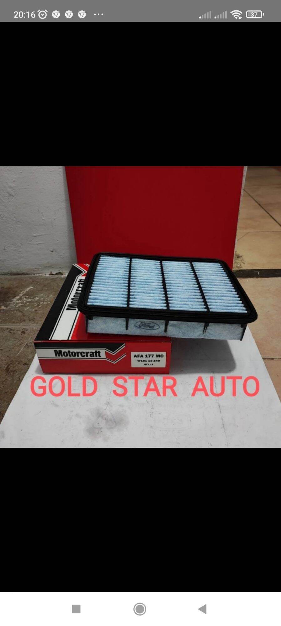 FILTER UDARA AIR FILTER FORD RANGER 2.500CC 2.900CC FORD EVEREST WL81 ...