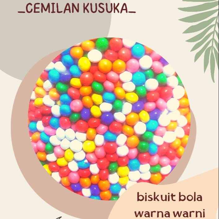 Biskuit warna warni 1 kg / biskuit bola warna 1 kg | Lazada Indonesia