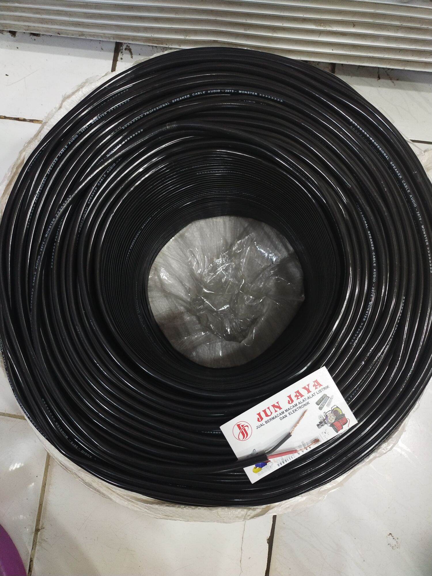 Kabel listrik/ audio hyo 2x0,75 serabut tebal PER METER Hitam | Lazada ...