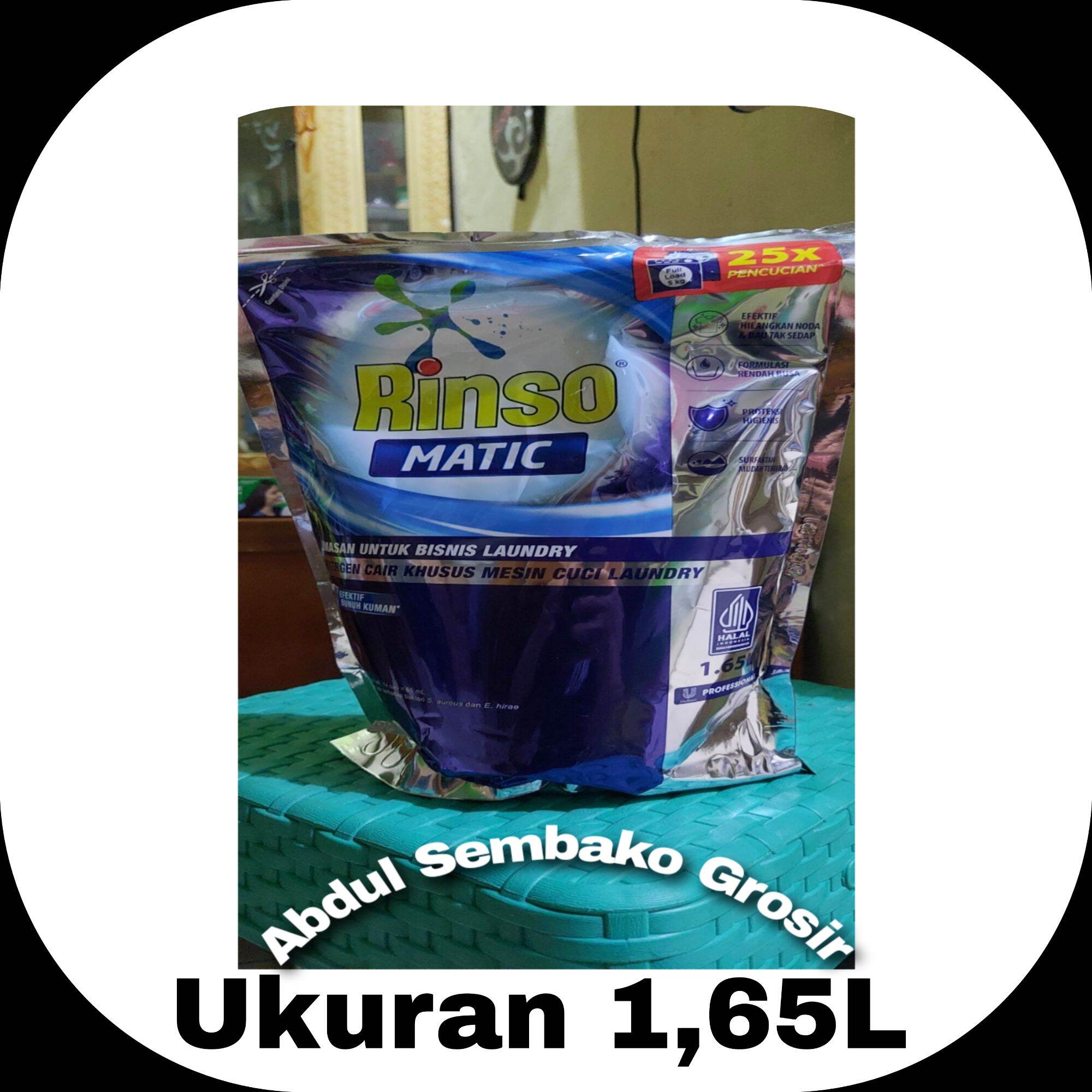 Rinso Matic Cair ukuran 1.65L | Lazada Indonesia