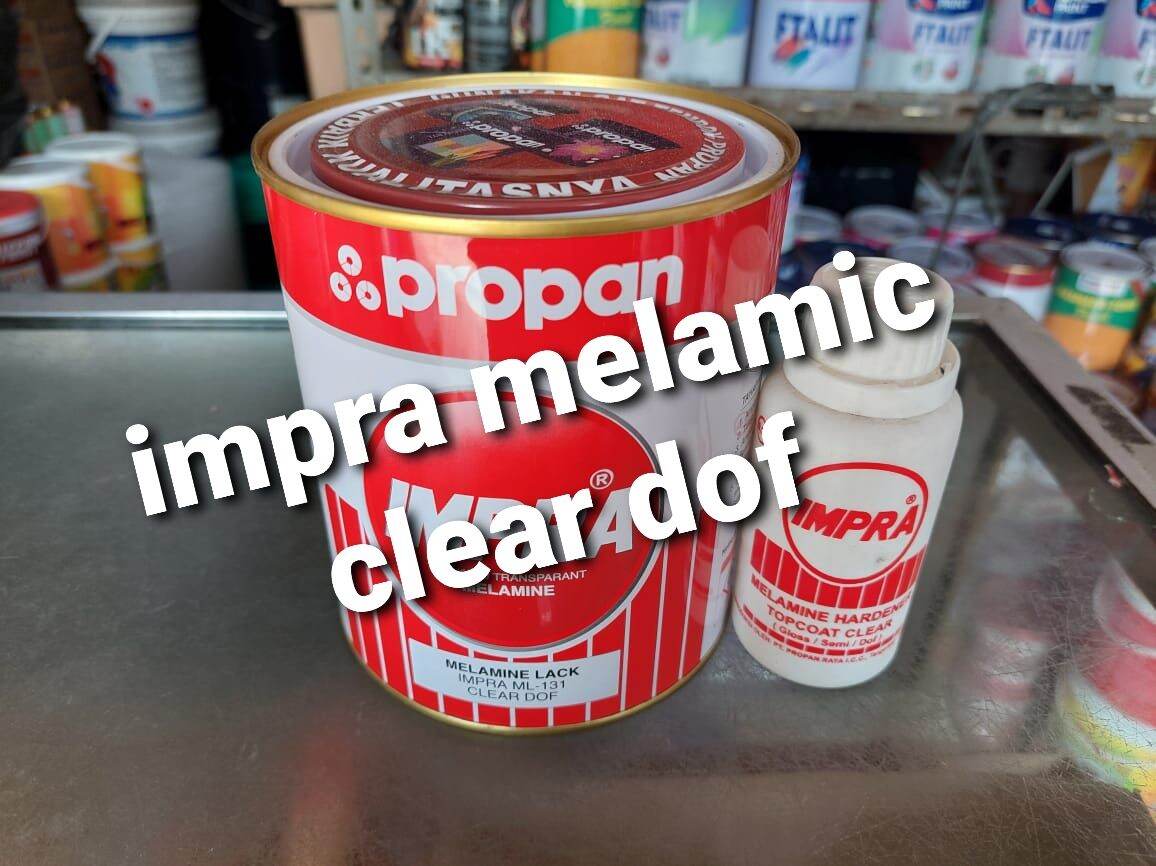 COD - CAT KAYU PROPAN IMPRA MELAMINE CLEAR DOF 131 + HARDENER -1KG ...