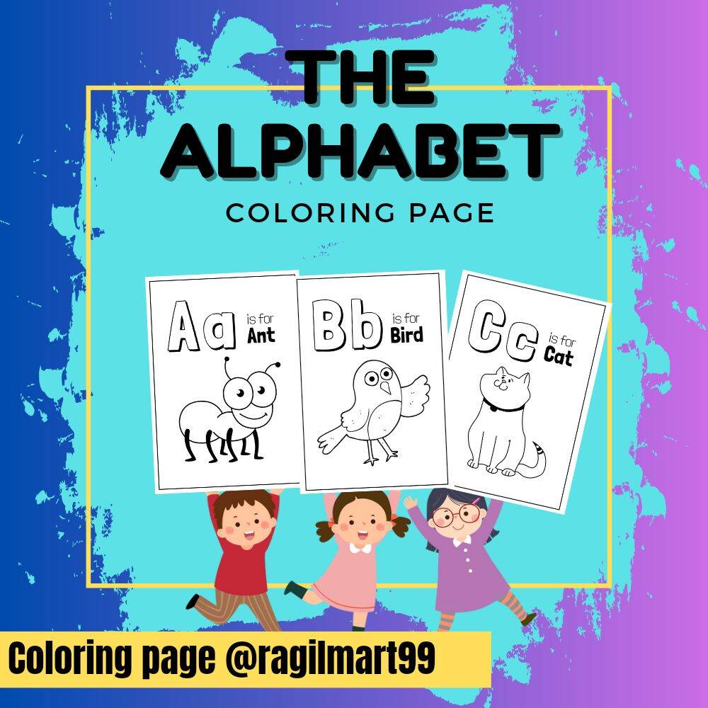 DIY Coloring Page / Belajar Dan Mewarnai Lembar Sketsa Untuk Mengenal ...