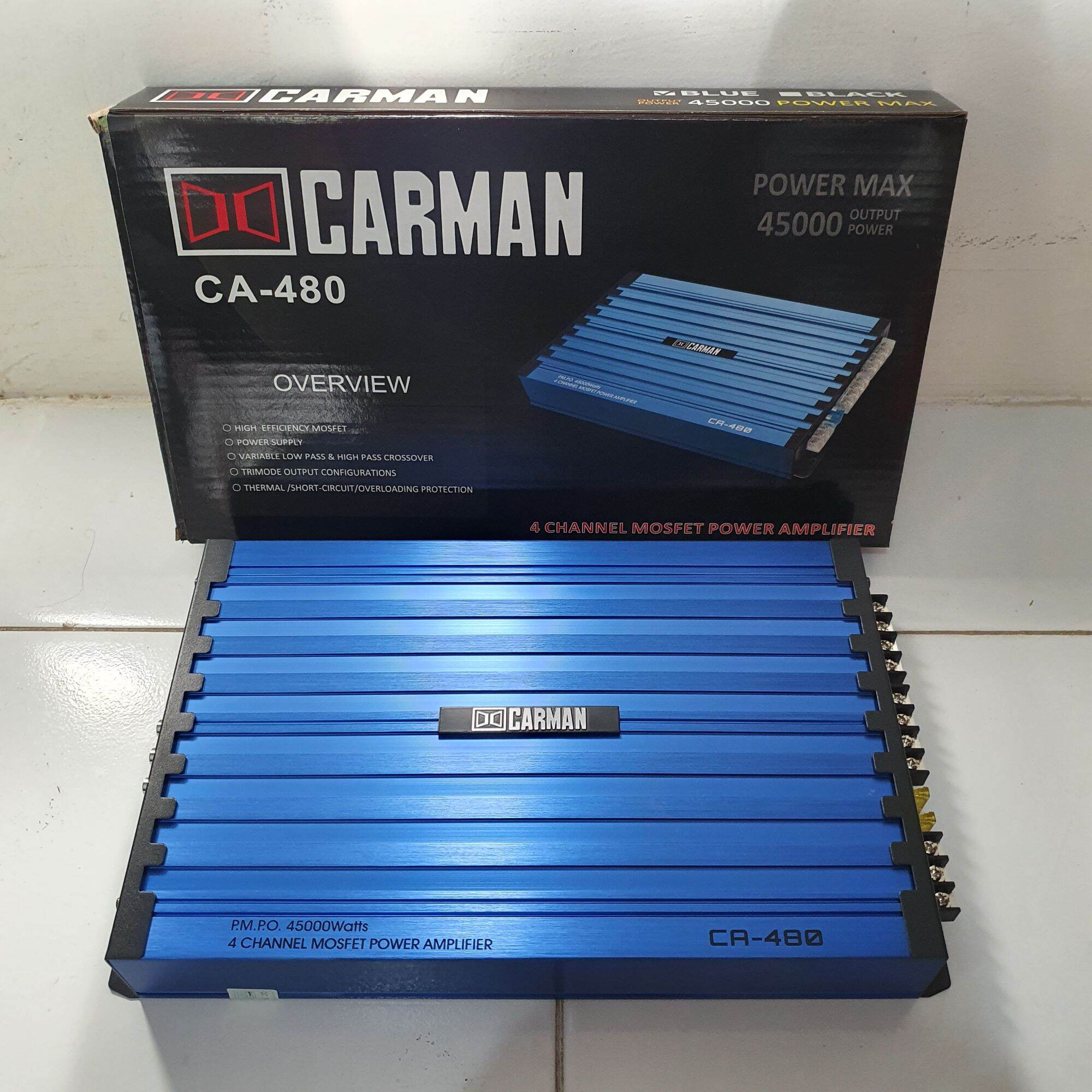 Power amplifier Carman CA-480 4 channel 45000 watts | Lazada Indonesia
