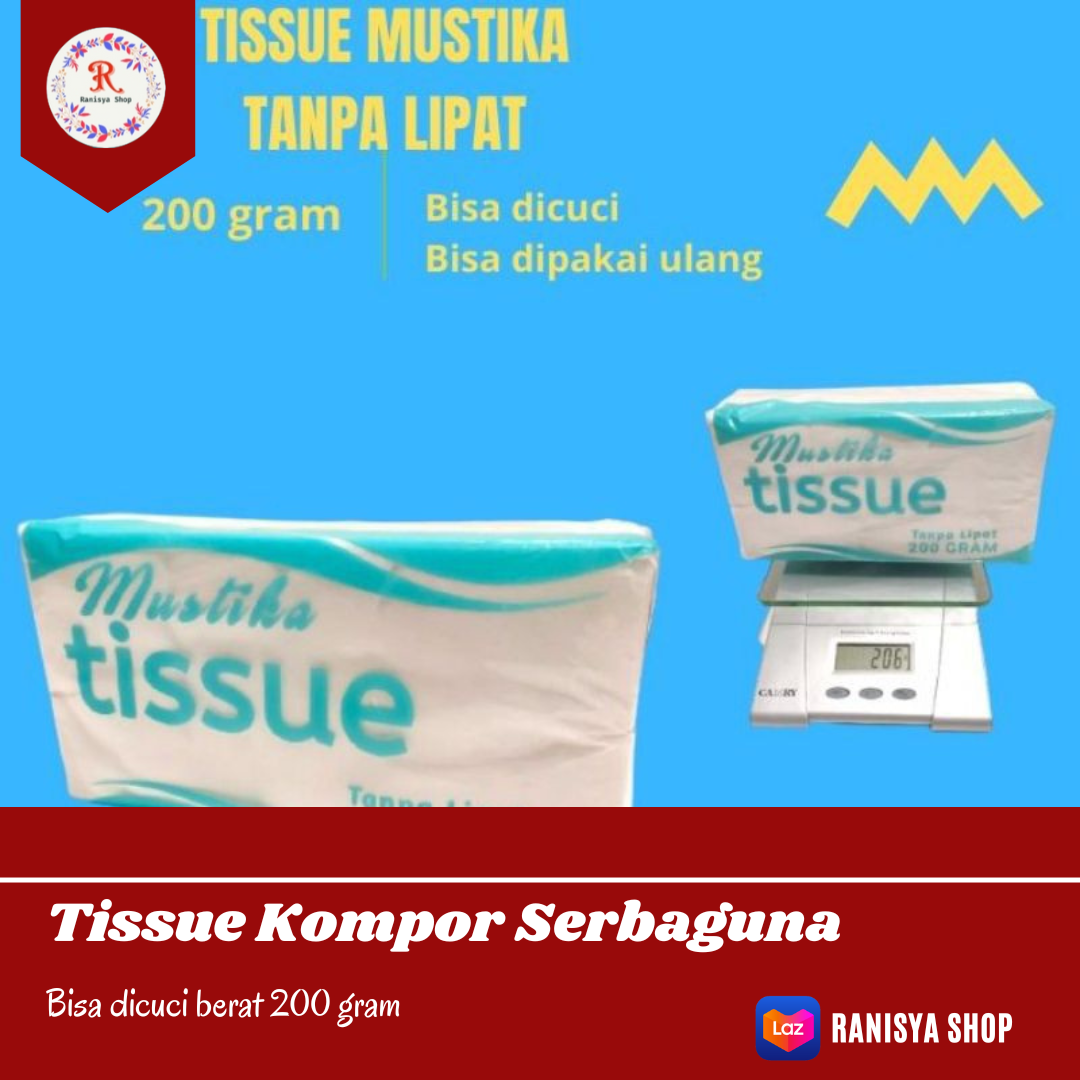 Tissue Kompor Serbaguna Bisa Dicuci Untuk Lap Dapur 200 gram | Lazada ...