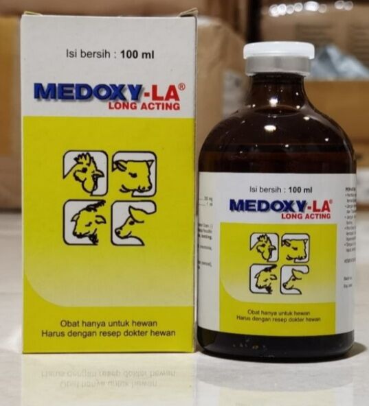 Medoxy LA 100 ML / obat antibiotik ternak | Lazada Indonesia