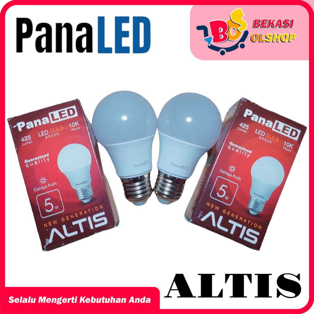 LAMPU LED PANALED ALTIS 5 WATT / BOHLAM LAMPU LED / LAMPU LED MURAH ...